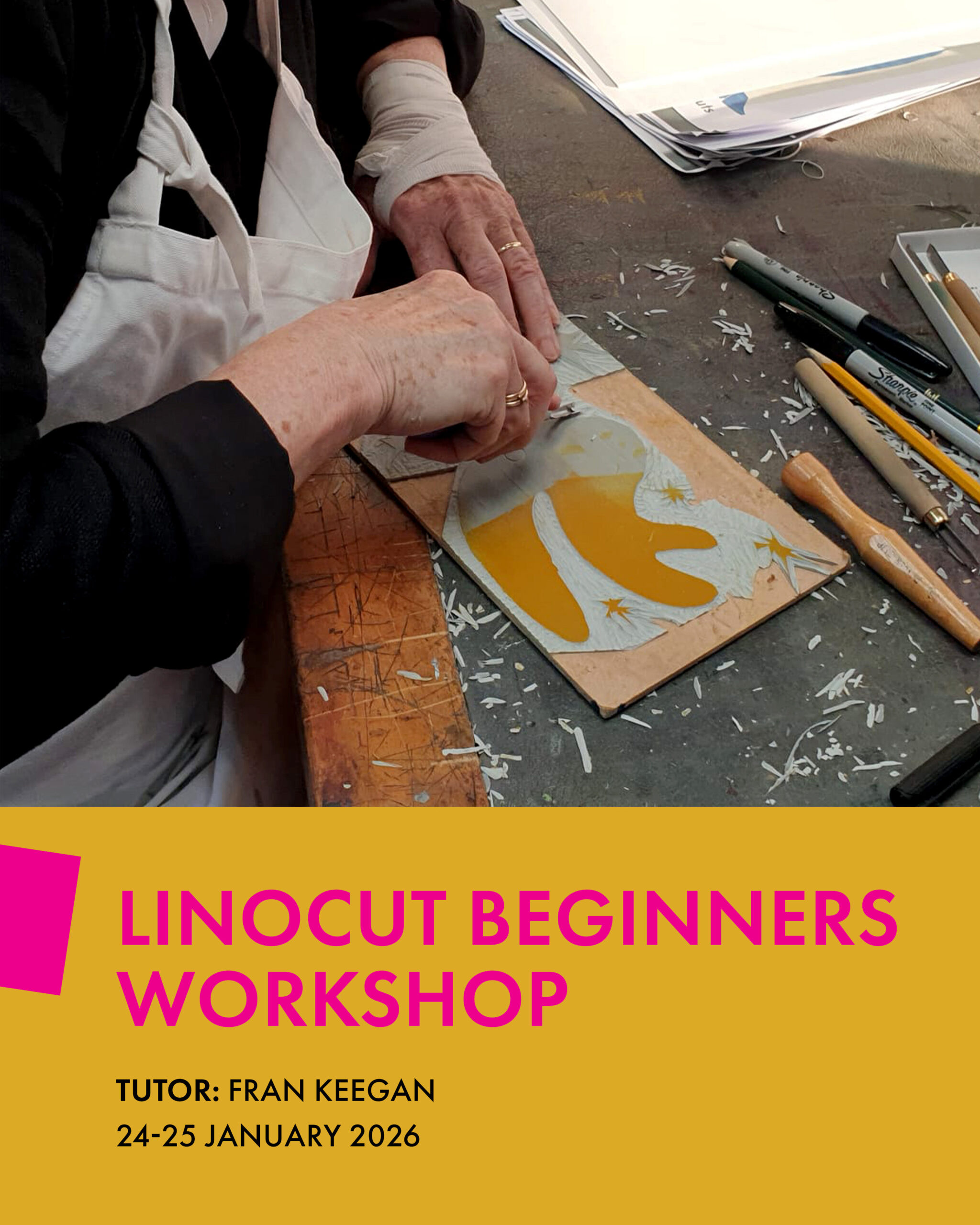 Workshop | Beginners Linocut with Fran Keegan at Graphic Studio Dublin ...